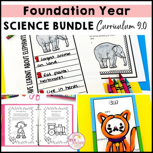 SAVE 30% Foundation Year Science Bundle Australian Curriculum 9.0 ...