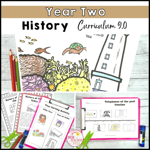 History Year 2 Australian Curriculum 9.0 HASS | Tech Teacher Pto3