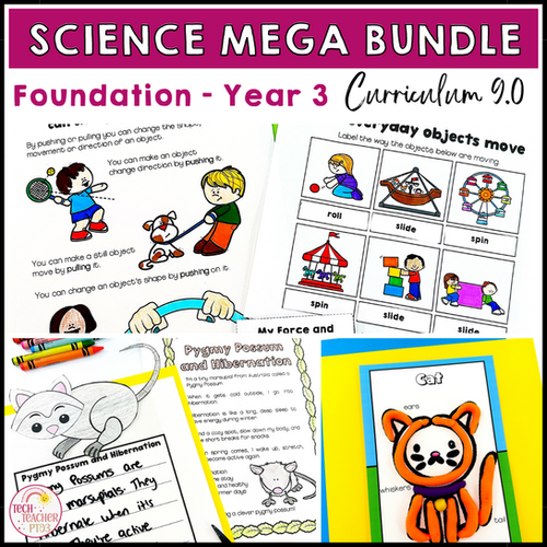 SAVE 30% Science Foundation & Years 1, 2, 3, Mega Bundle ACARA 9.0 ...