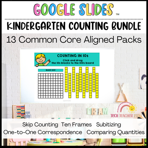 SAVE 30% Kindergarten Counting Activities Bundle Google Slides ™ | Tech ...