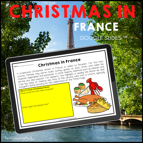 Christmas in France Google Slides ™ Holidays Around the World | Tech ...