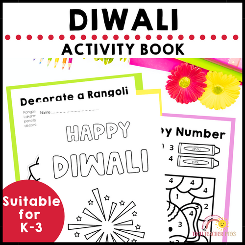 Diwali Festival of Light Activity Book | Tech Teacher Pto3