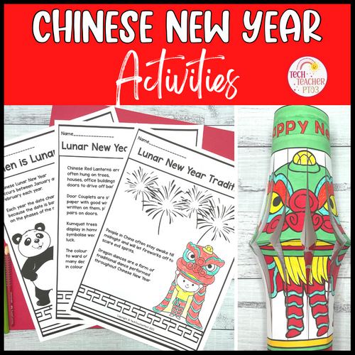 Chinese New Year Pack | Tech Teacher Pto3