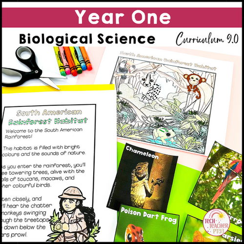 Year 1 Science Biological Sciences Australian Curriculum 9.0 | Tech ...