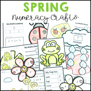 Spring Math Craft | website