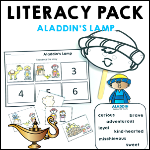 Aladdin's Lamp Literacy Activities | Tech Teacher Pto3