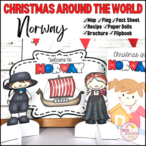 Christmas in Norway I Holidays Around the World | Tech Teacher Pto3