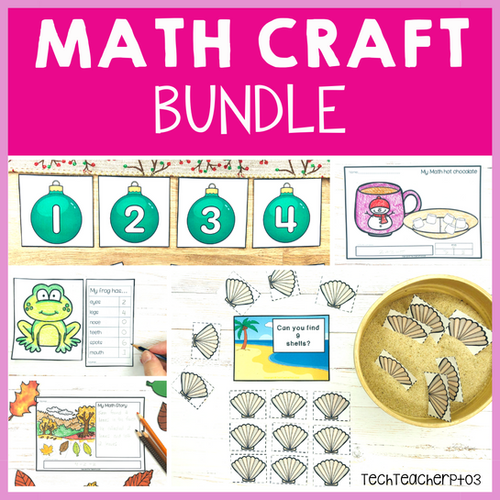 20% OFF Math Craft Activities | Tech Teacher Pto3