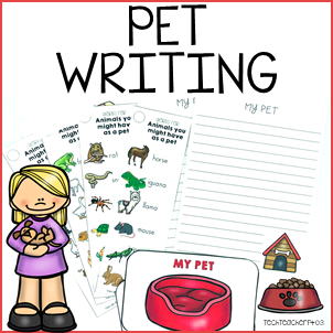 Pet Writing Activity | website