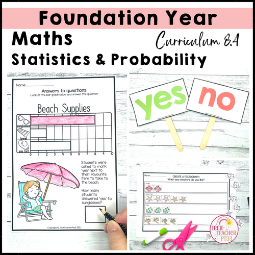 Foundation Year Maths Statistics and Probability Activities ACARA 8.4 ...