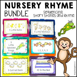 Nursery Rhyme Counting Activities Bundle | Tech Teacher Pto3