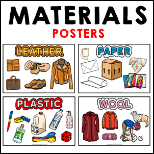 Materials Posters for Recycling Activities | Tech Teacher Pto3