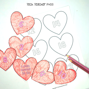 Super Easy Valentine's Day Math Activity