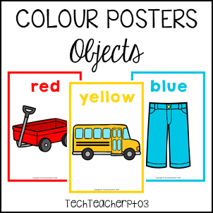 Colour Posters - Objects | Tech Teacher Pto3