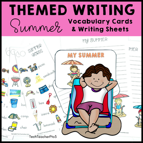 Themed Writing Activity Summer | Tech Teacher Pto3