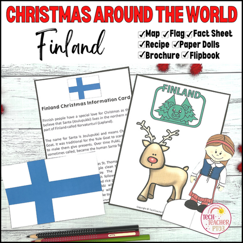 Christmas in Finland I Holidays Around the World | Tech Teacher Pto3