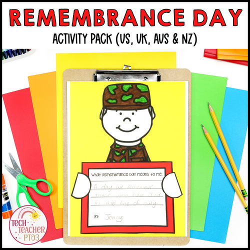 Remembrance Day Activities | Tech Teacher Pto3