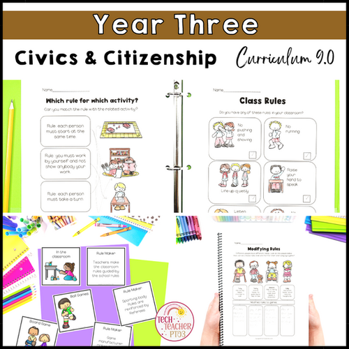 Civics and Citizenship Year 3 Australian Curriculum 9.0 HASS | Tech ...