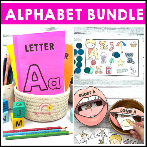 SAVE 30% Alphabet Activities Bundle | Tech Teacher Pto3