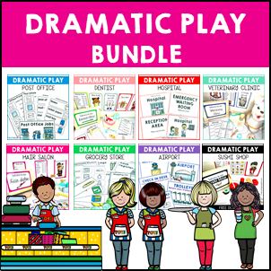 SAVE 20% Dramatic Role Play Bundle | Tech Teacher Pto3