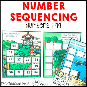 Number Sequencing Activities | Tech Teacher Pto3