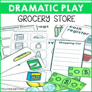Dramatic Role Play Supermarket Grocery Store | Tech Teacher Pto3