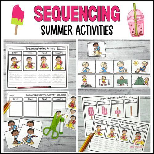 Summer Sequencing Everyday Activities Picture Cards and Activities ...