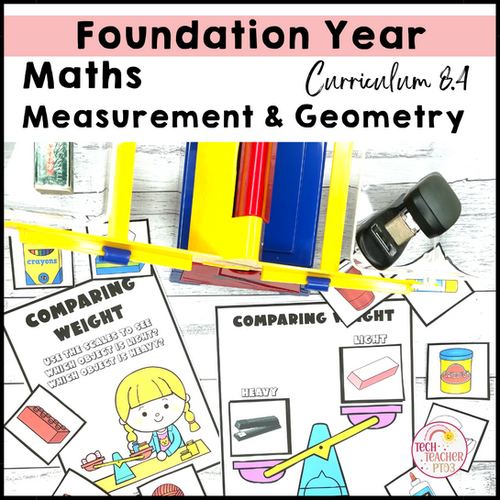 Foundation Year Maths Measurement and Geometry Activities ACARA 8.4 ...