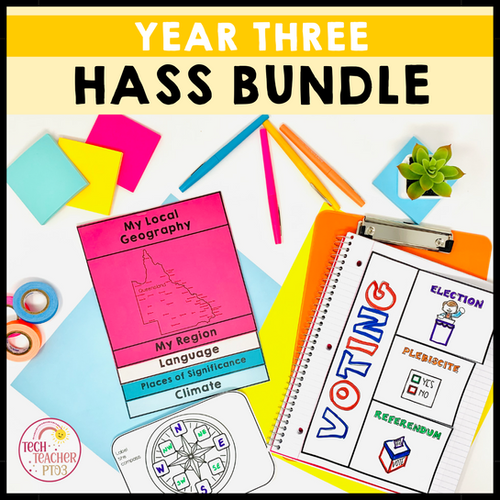 SAVE 20% Year 3 HASS Bundle: Geography, History & Civics | Tech Teacher ...