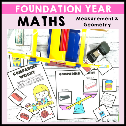 Foundation Year Maths Measurement and Geometry Activities ACARA | Tech ...