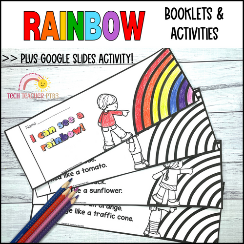 Rainbow Color Activities I Coloring I Google Slides | Tech Teacher Pto3