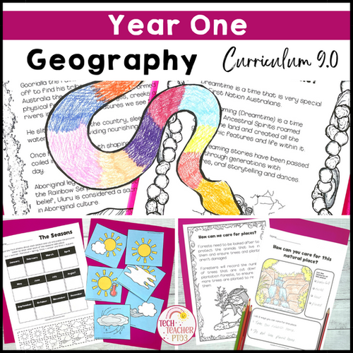Year 1 Geography Australian Curriculum 9.0 HASS | Tech Teacher Pto3