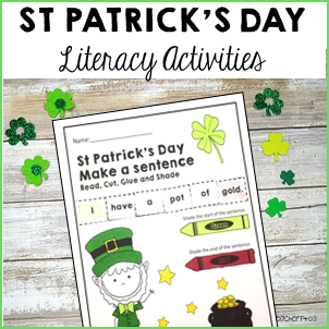 St Patrick's Day Literacy Activities | Tech Teacher Pto3