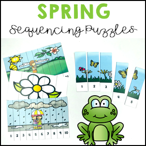 Spring Activities Number Sequencing Puzzles 1 to 20 | website