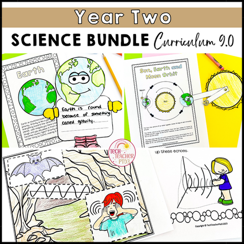 SAVE 30% Year 2 Science Bundle Australian Curriculum 9.0 | Tech Teacher ...