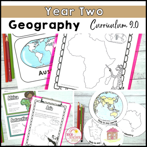 Geography Year 2 Australian Curriculum 9.0 HASS | Tech Teacher Pto3
