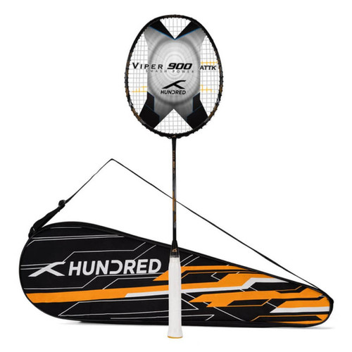 Hundred Viper 900 Carbon Fibre Strung Badminton Racket | The Racquet Centre