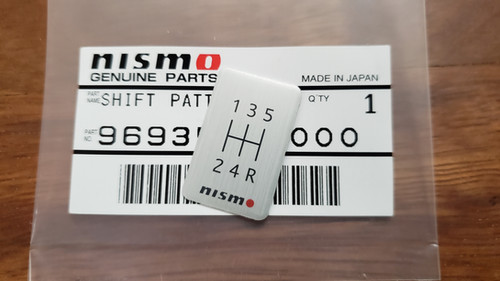 Nismo 5 Speed Shift Pattern Badge Emblem Genuine Part | Upperhand ...