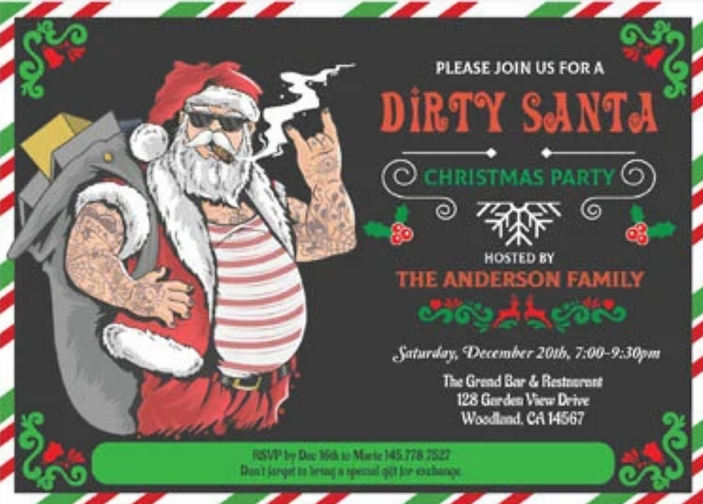 Rules For a Dirty Santa Christmas Gift Exchange 2025