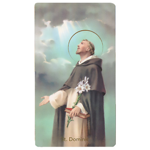 Saint Dominic Holy Card | DaughtersofMaryPress