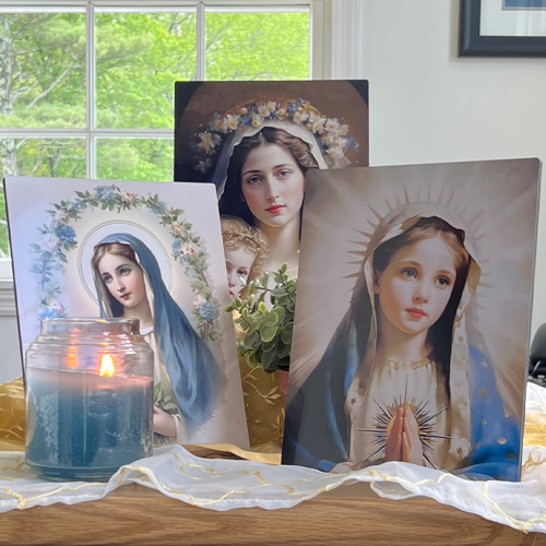 Blessed Mother - 8 x 10 Large Photo Board | DaughtersofMaryPress