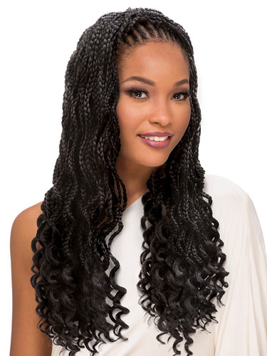 AFRO SENS 2X BOX BRAID WAVY GODDESS 20" | sensual collection
