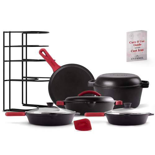Cast Iron 17 Piece Set | Cuisinel