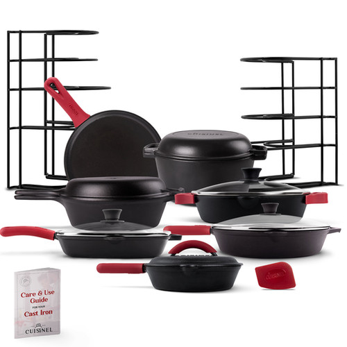 Cast Iron 23 Piece Set | Cuisinel