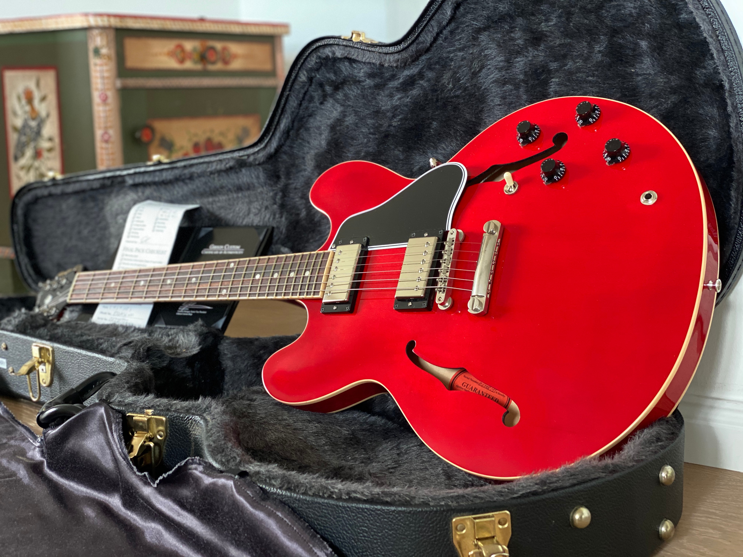 2008 Gibson CS ES-335 Dot Reissue Cherry | MEISTER EDE GUITARS