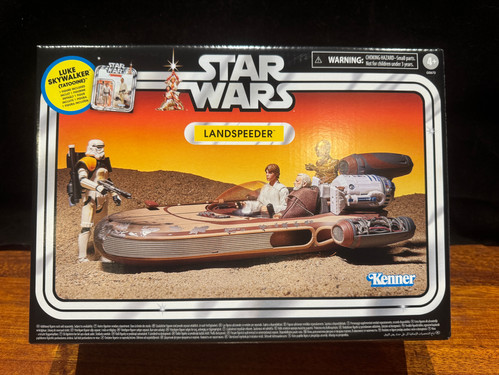 STAR WARS Vintage Collection LANDSPEEDER & LUKE SKYWALKER (TATOOINE ...