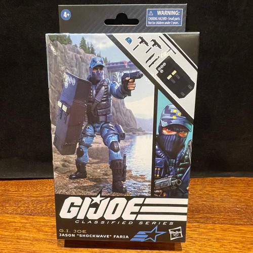 GI JOE Classified Series JASON "SHOCKWAVE" FARIA #105 6" Action Figure ...