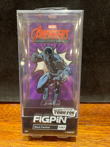 FiGPiN BLACK PANTHER #1487 NYCC 2023 EXCLUSIVE Enamel Pin | RAWSTARWARS