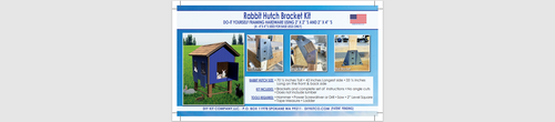 The Original Rabbit Hutch Bracket Kit | DIY Kit Company LLC