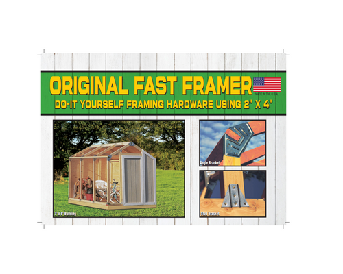 The Original Fast Frame Shed Kit | DIY Kit Company LLC